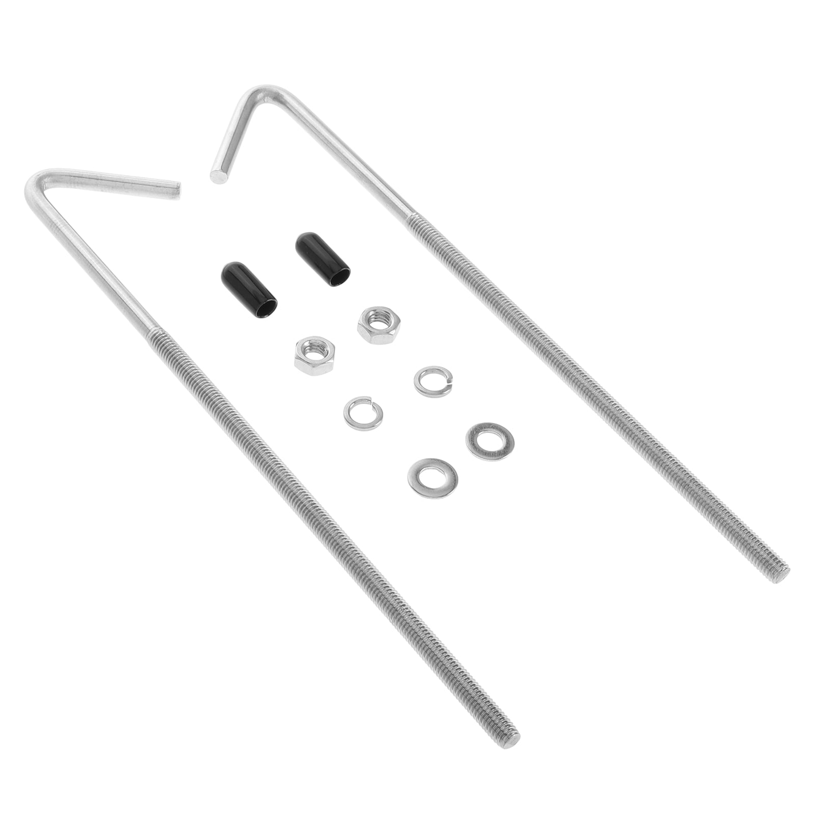 Hemoton 1 Set Stainless Steel J Hook Batteries Hold Down Bolts And ...