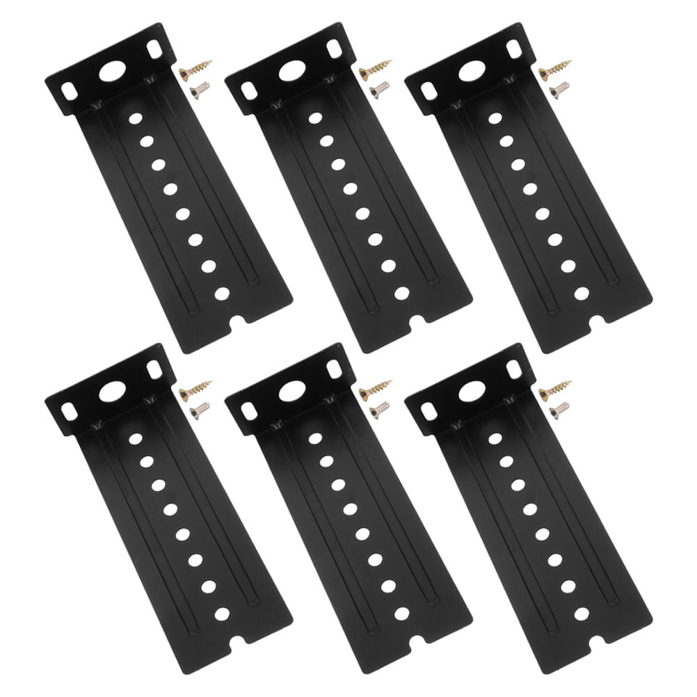 Hemoton 1 Set of Stainless Steel Keyboard Tray Slides Bracket Rear ...