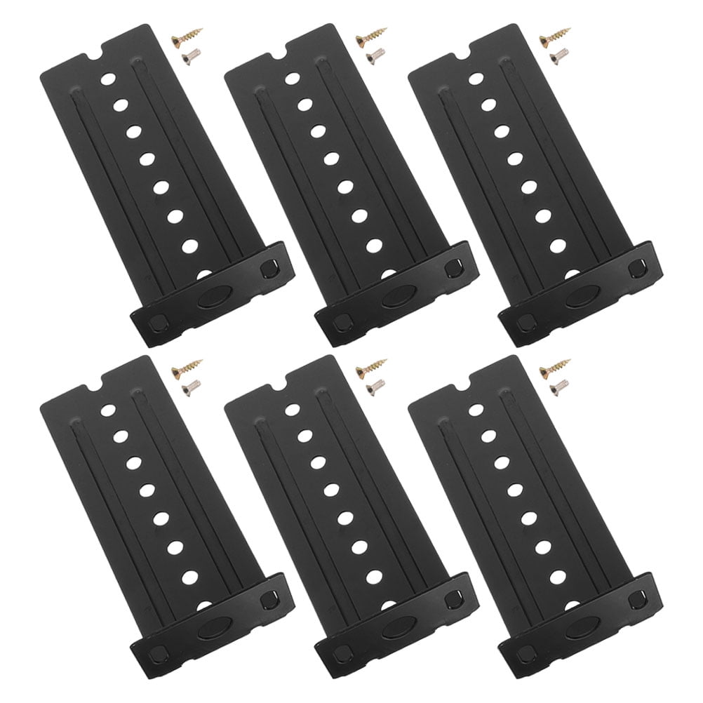 Hemoton 1 Set of Stainless Steel Keyboard Tray Slides Bracket Rear ...