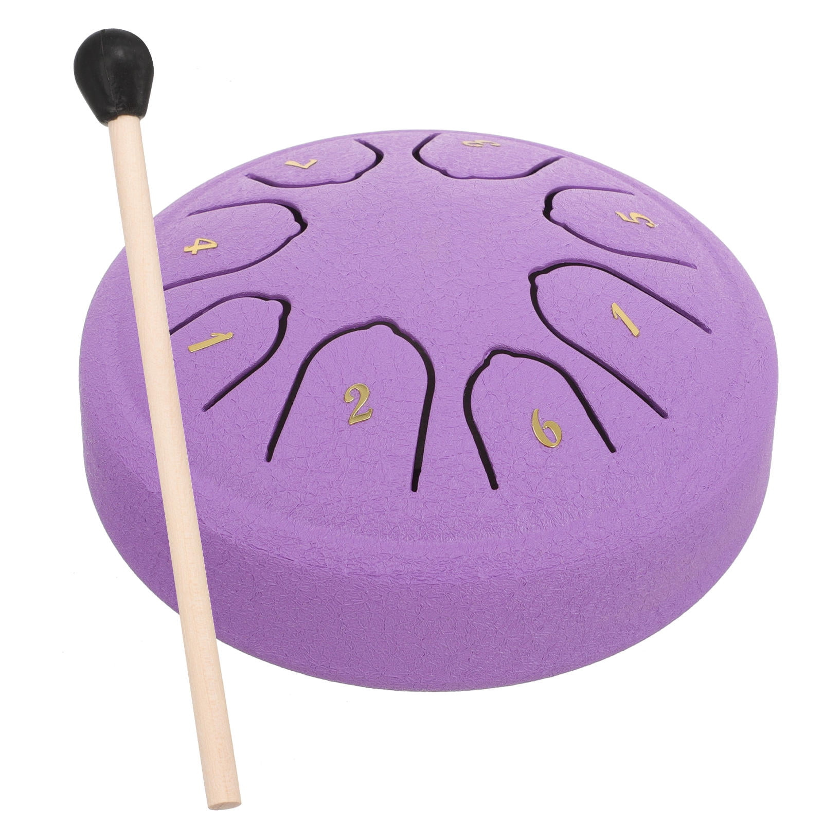 Hemoton 1 Set Steel Drum with Mallet Steel Tongue Drum Hand Drum ...