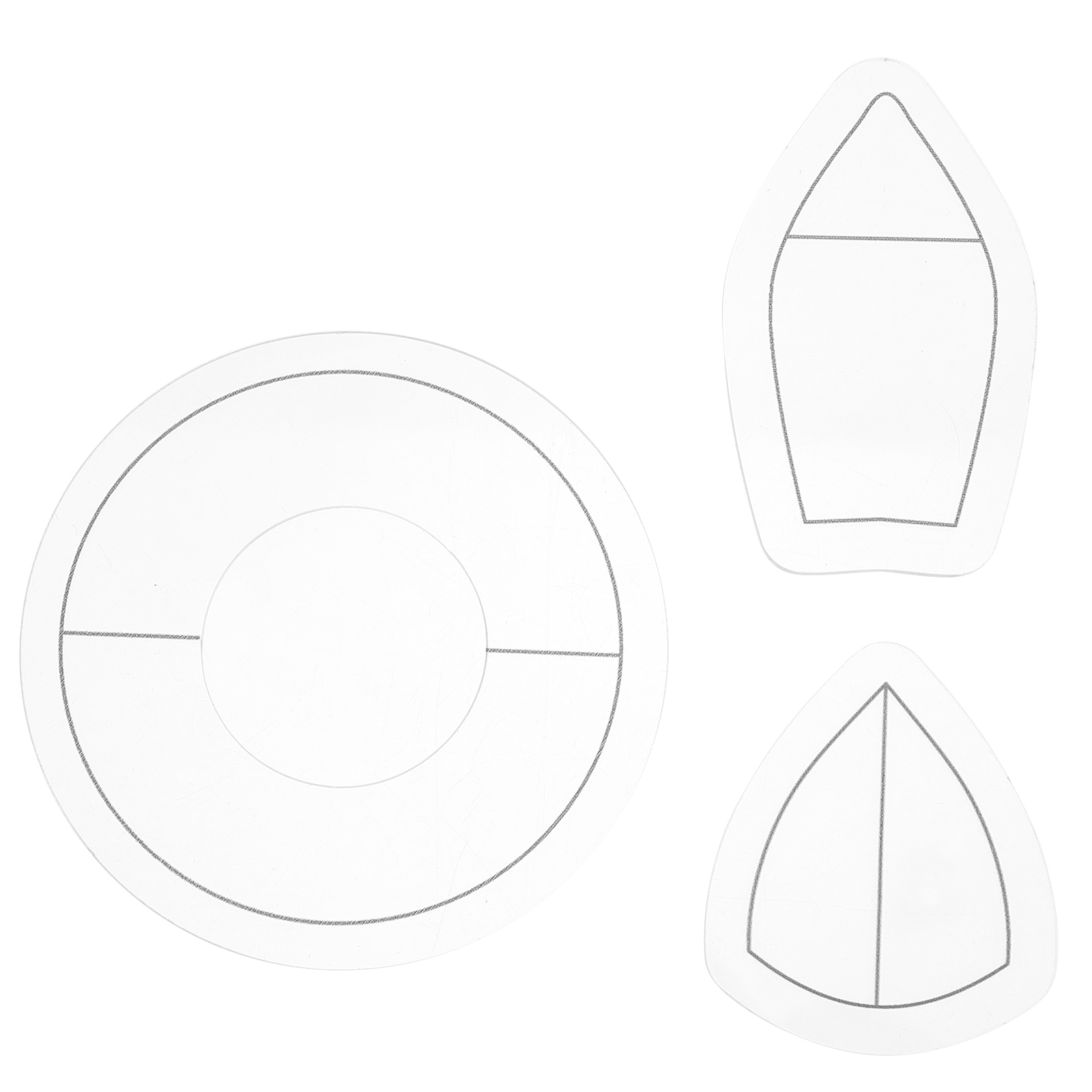 Hemoton 1 Set Storage Basket Template Acrylic Sewing Ruler Basket Patchwork Template - Walmart.com