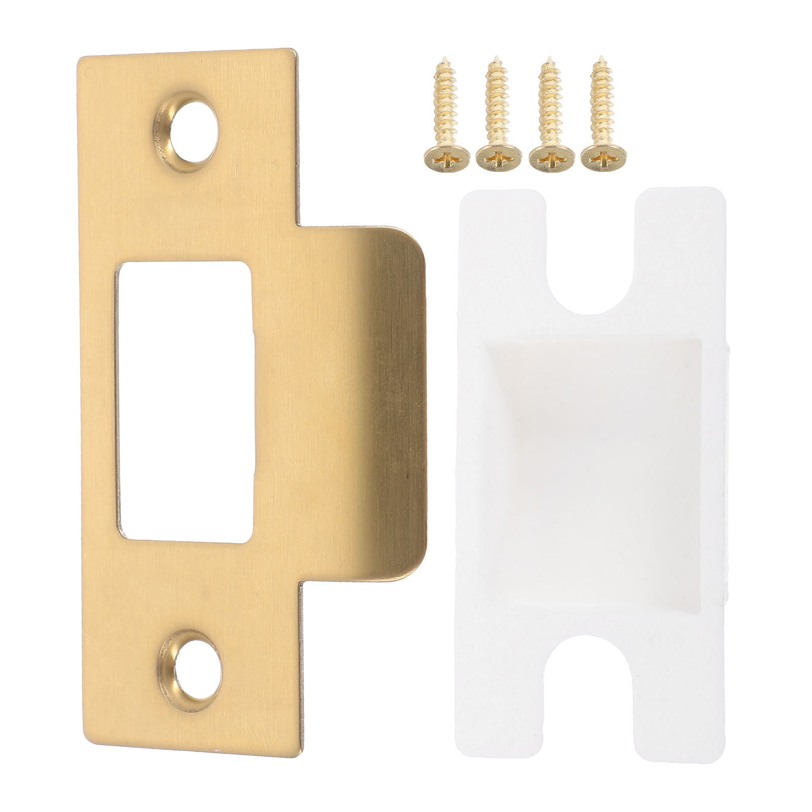 Hemoton 1 Set Strike Plate Door Strike Plate Door Latch Plate Metal ...