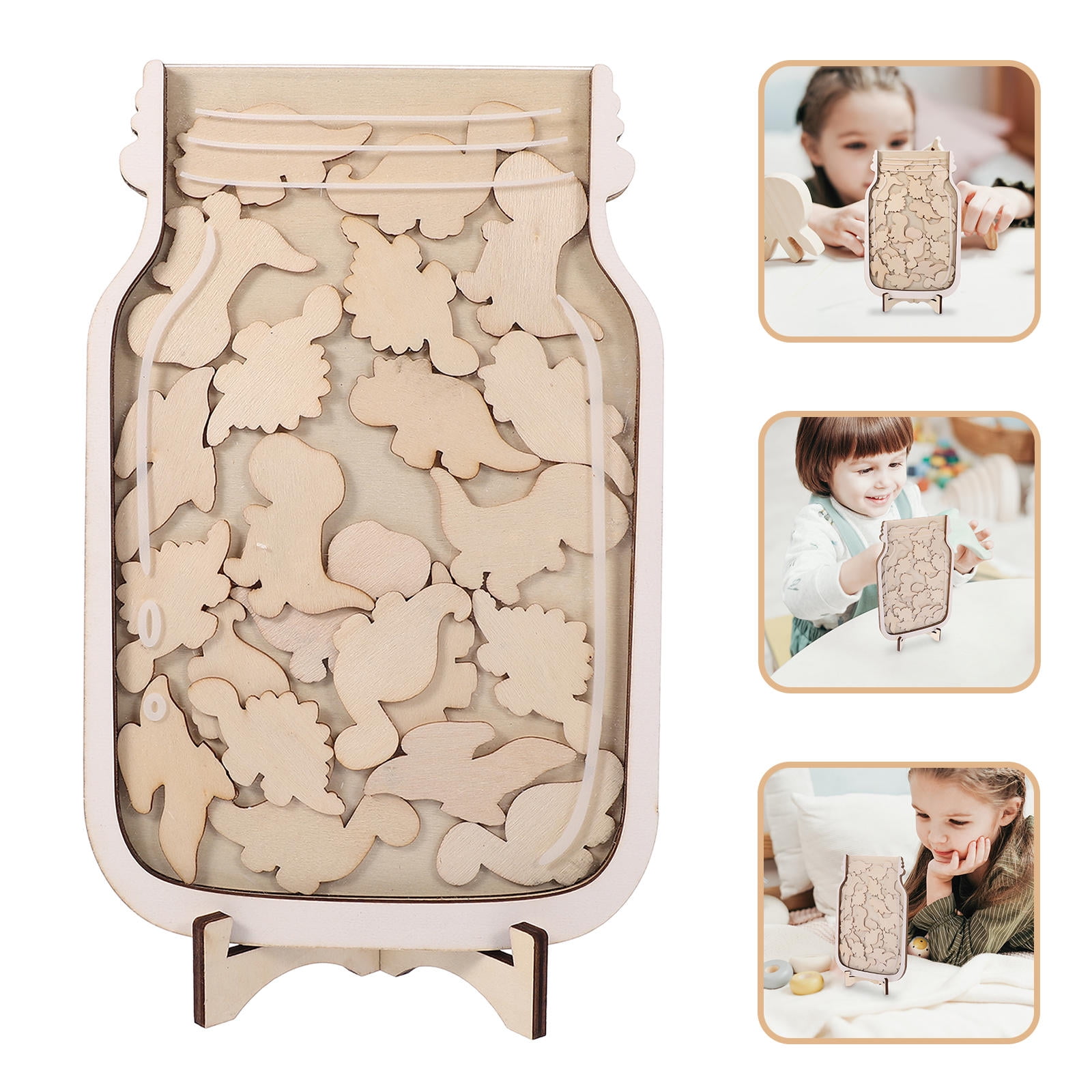 Hemoton 1 Set Tokens Rewards Jar For Classroom Dinosaurs Reward Jar ...