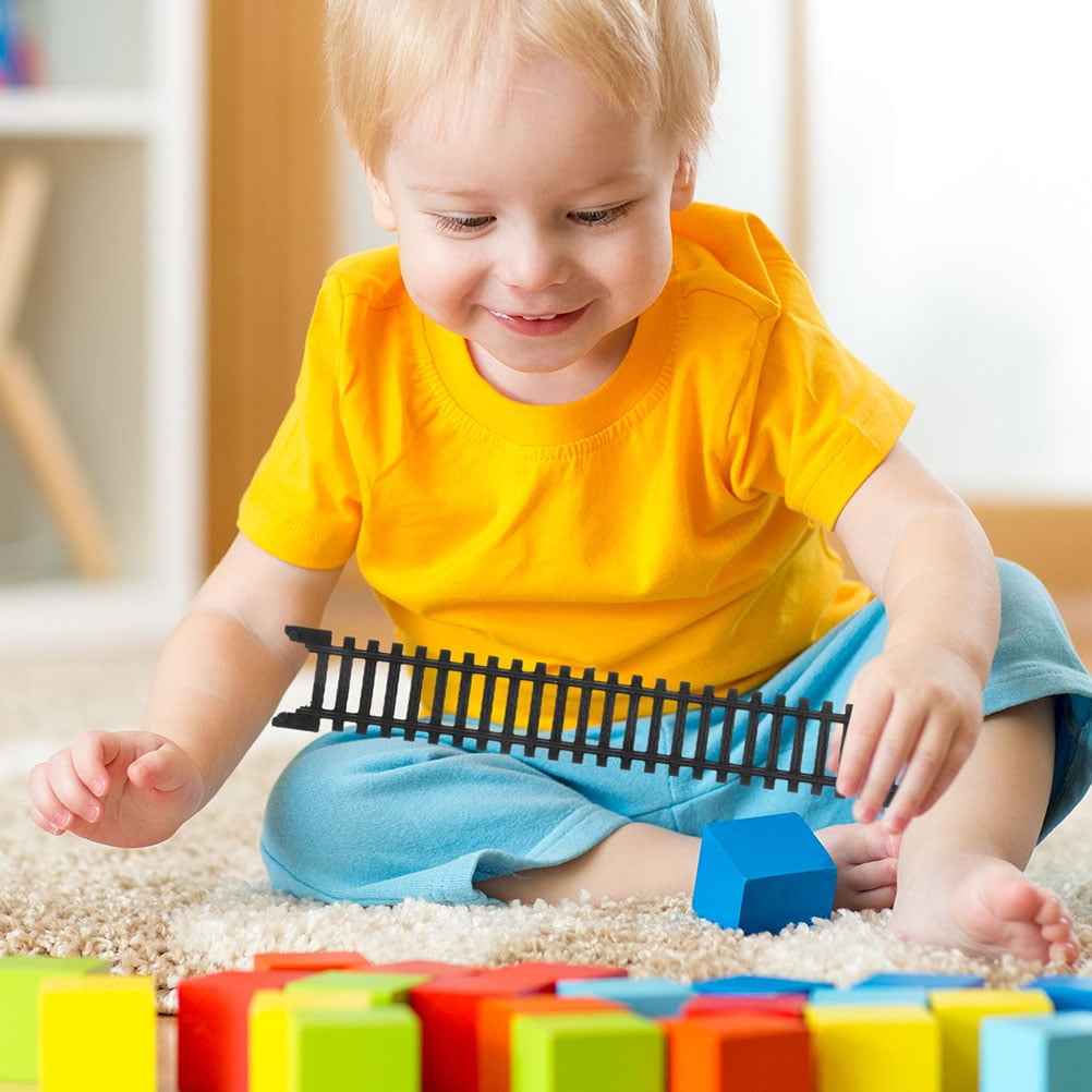 Hemoton 1 Set Train Tracks Accessories Plastic Train Track Railroad ...