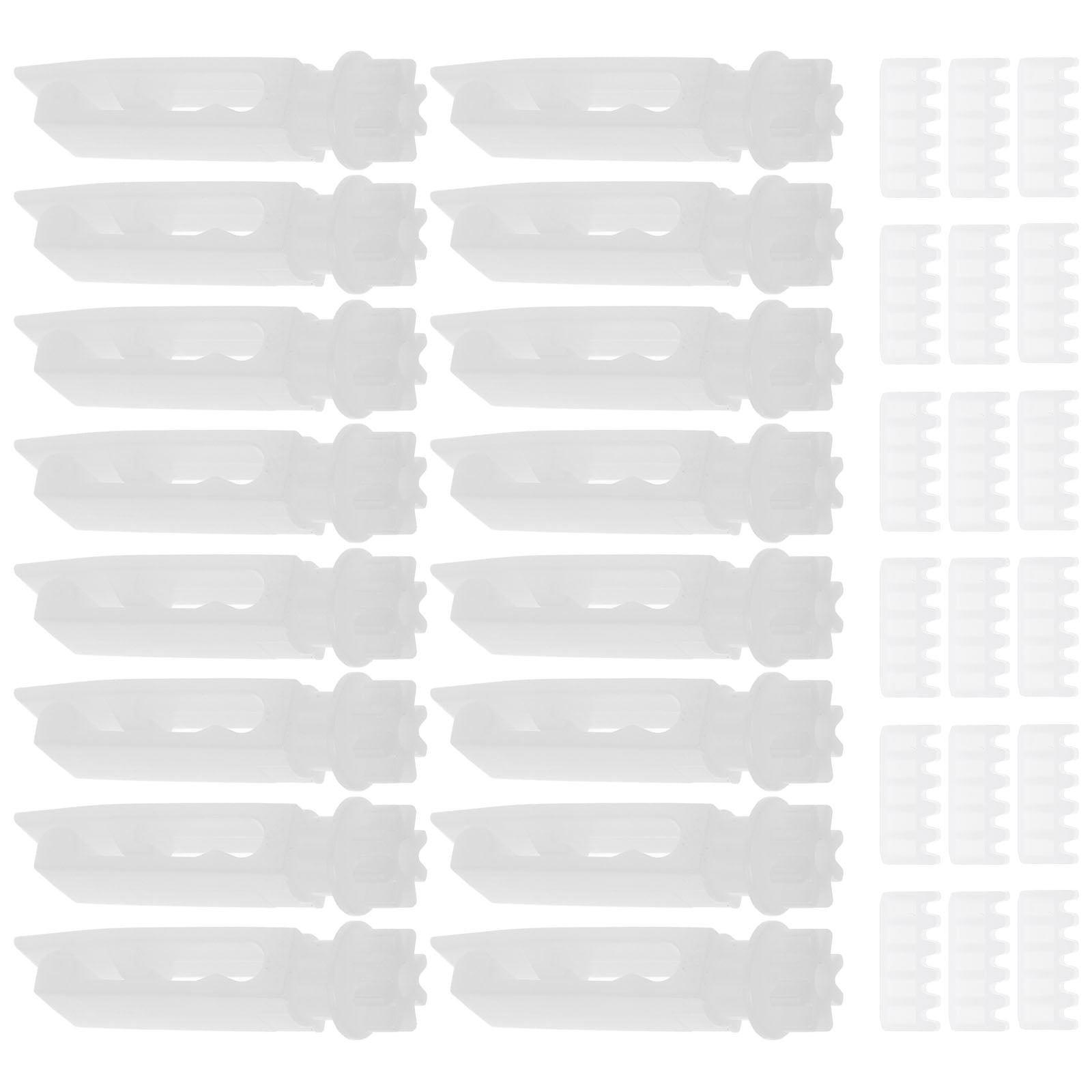 Hemoton 1 Set Vertical Blind Plastic Headrail Hooks Plastic Curtain ...