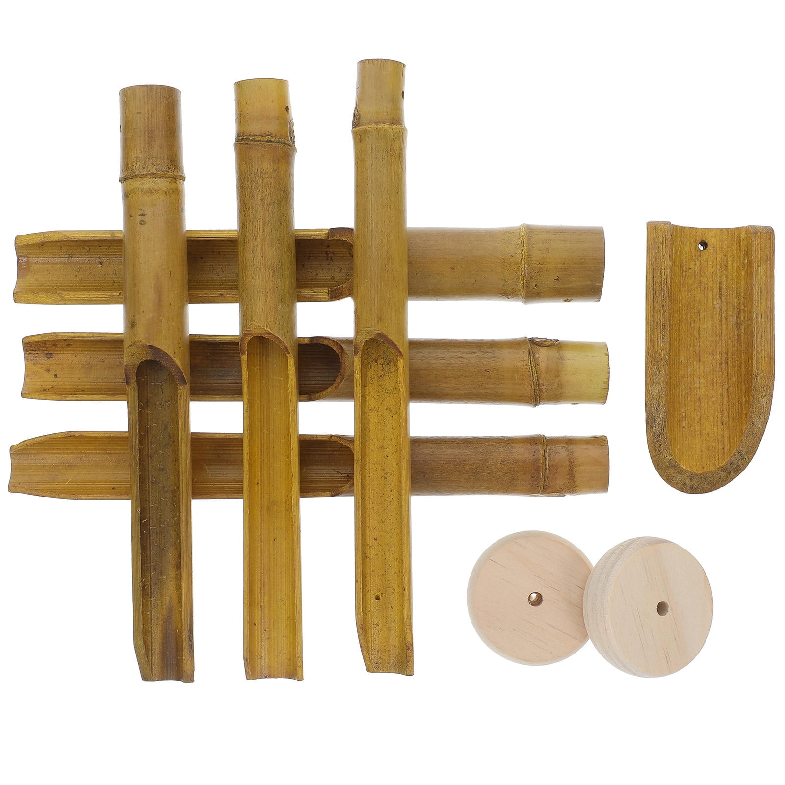 Hemoton 1 Set Wind Chime Diy Kit Handmade Wind Chime Replacement Bamboo ...