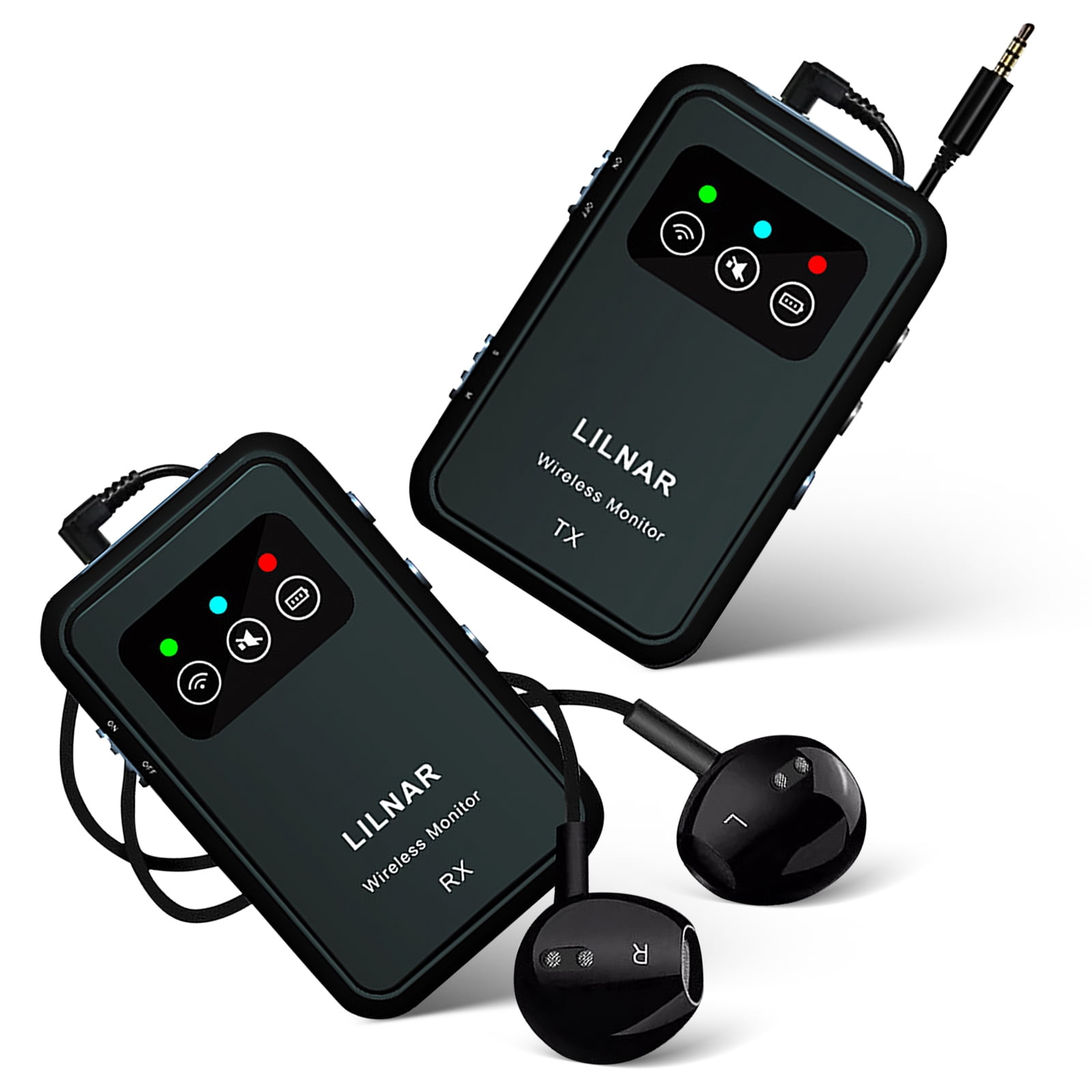 Hemoton 1 Set Wireless In Ear Monitor System Transmitter And Receiver ...