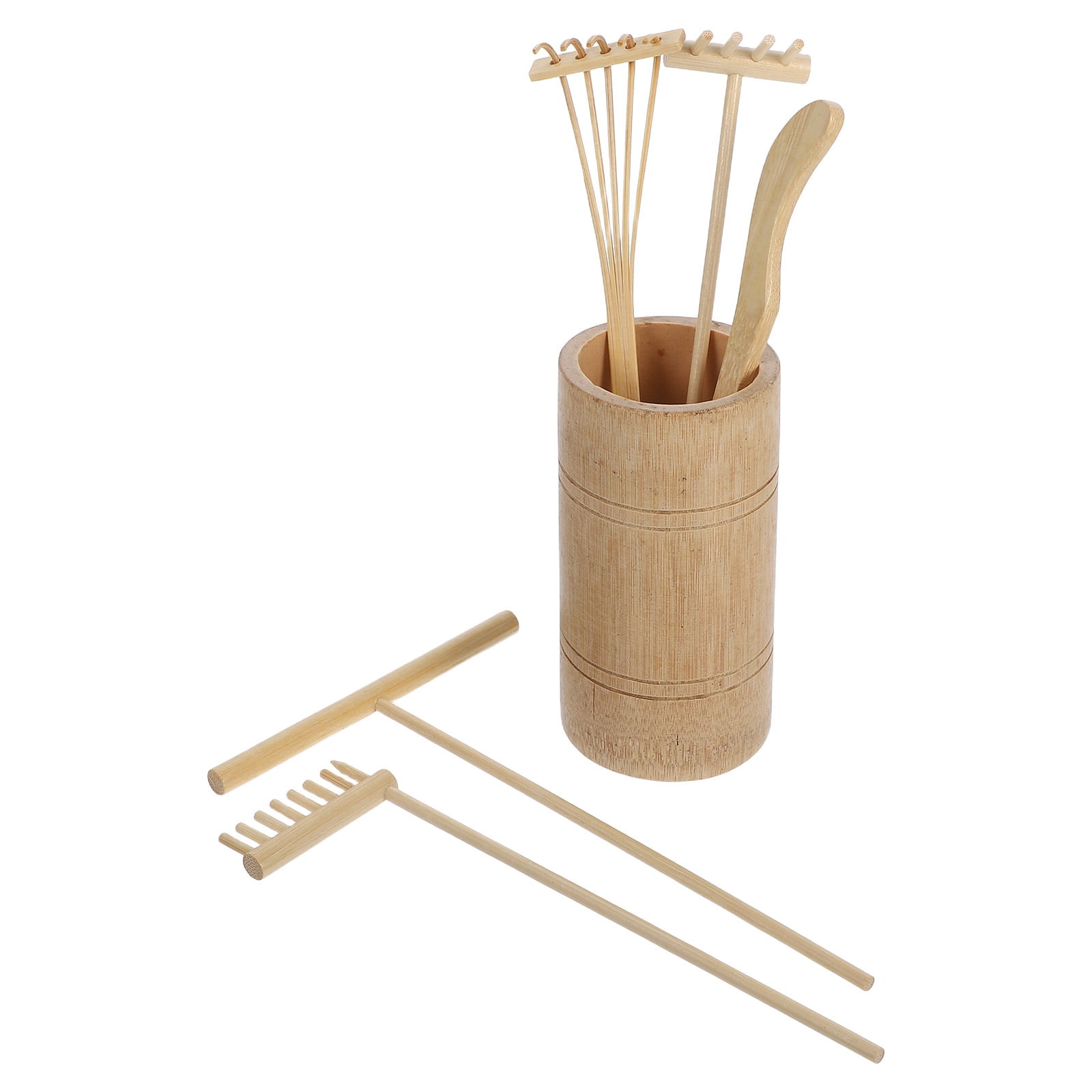 Hemoton 1 Set Zen Garden Rake Kit Art Tools Desk Decor Crafts For Sand ...