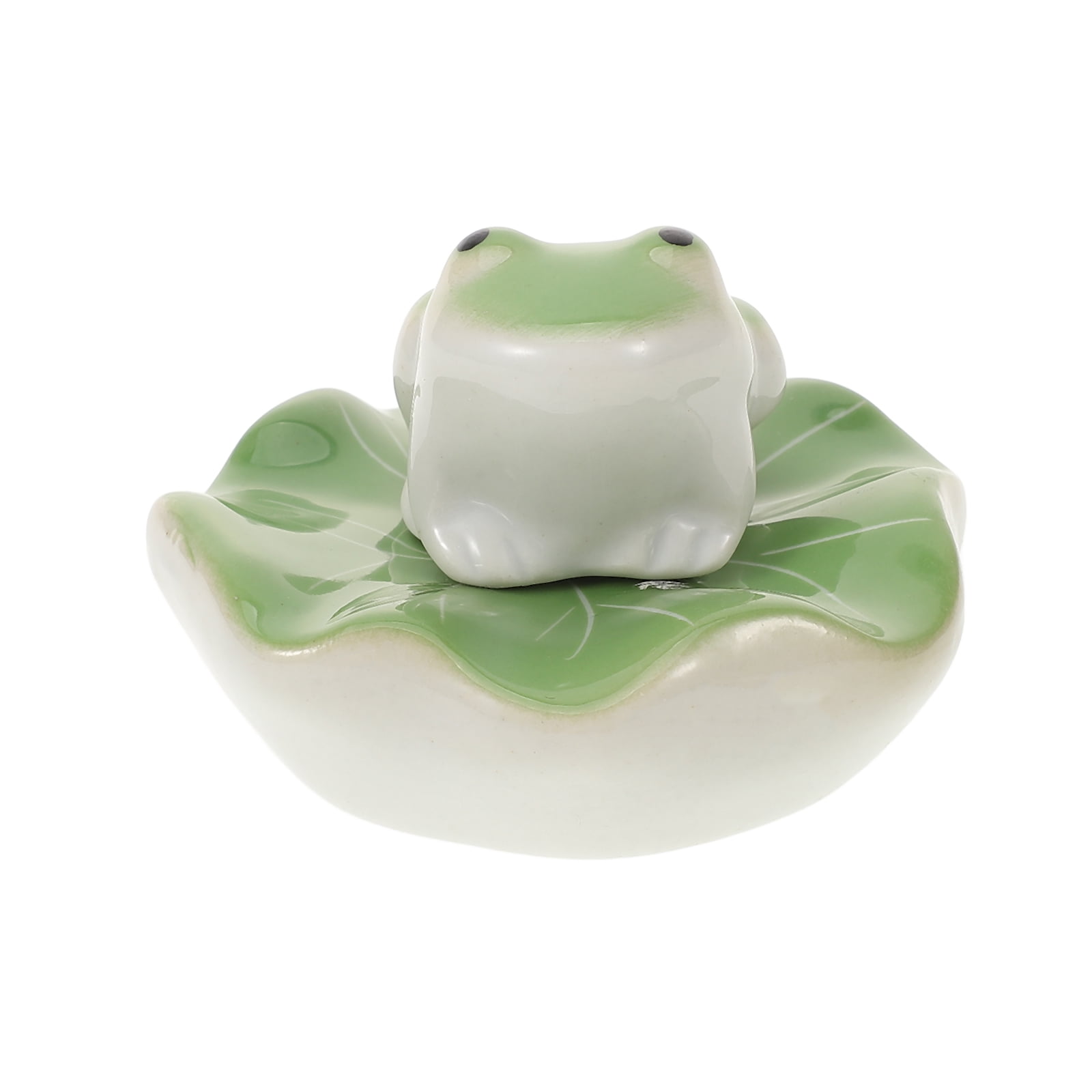 RENACLIPY Frog Aquarium Decor Ceramic Animal Shape Floating Ornament ...