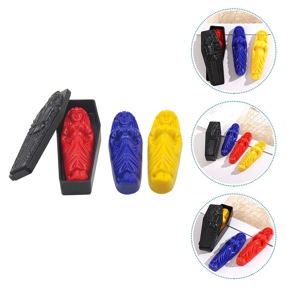 Hemoton 1 Set of Halloween Scene Layout Coffin Plastic Micro ...