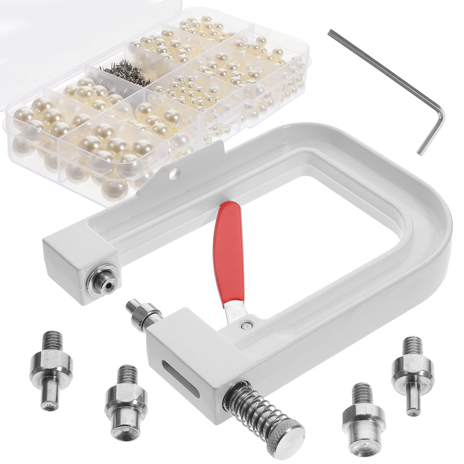 Hemoton 1 Set of Hand Press Pearls Setting Machine for Clothes Bags ...