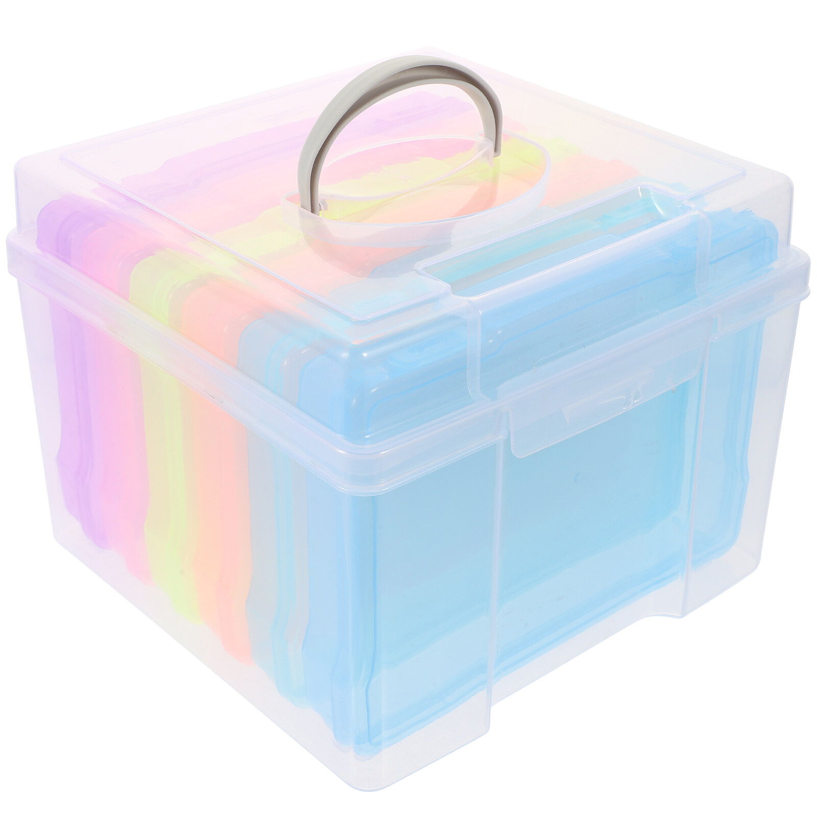 Hemoton 1 Set of Household Storage Box Pictures Photos Container Multi ...