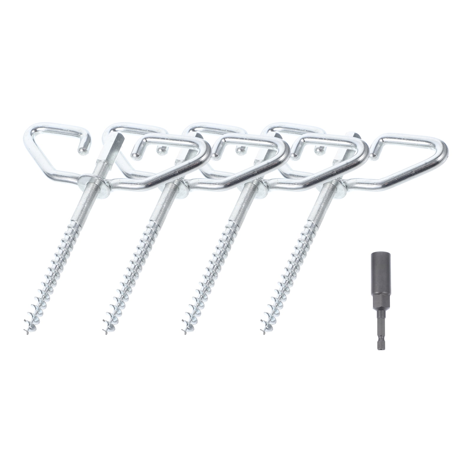 HEMOTON 4Pcs Cylindrical Stakes for Outdoor Ice Ground Anchoring in ...