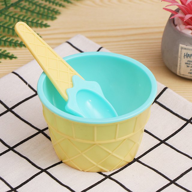 Hemoton 1 Set of Ice Cream Holders Multi-function Bowls Reusable Ice ...