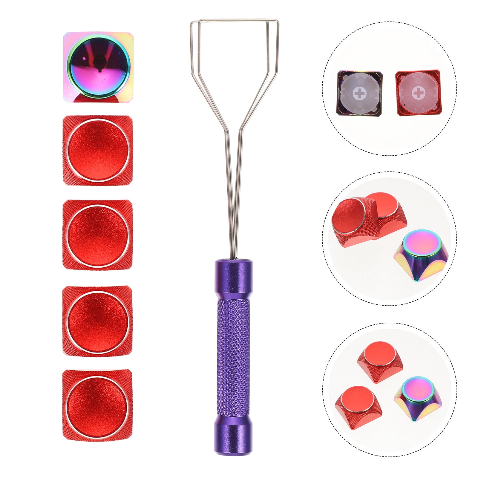 Hemoton 1 Set of Keycap Set Replacement Metal Keycap Key Cap Keycaps ...