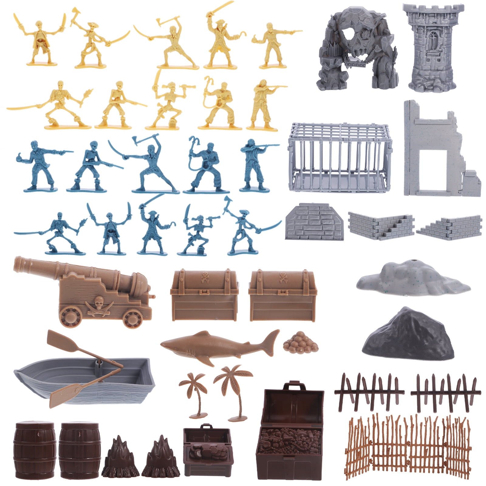 Hemoton 1 Set of Miniature Army Toys Mini Fighting Toys Toy Kit Kids ...