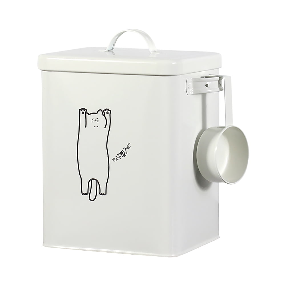 Hemoton 1 Set of Pet Food Bucket Dog Food Box Sealed Pet Food Holder ...