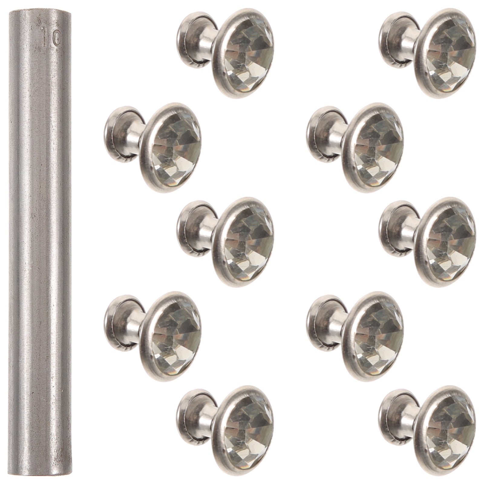 HEMOTON Professional Rivet Setting Tool for DIY Craft and Decor Silver ...