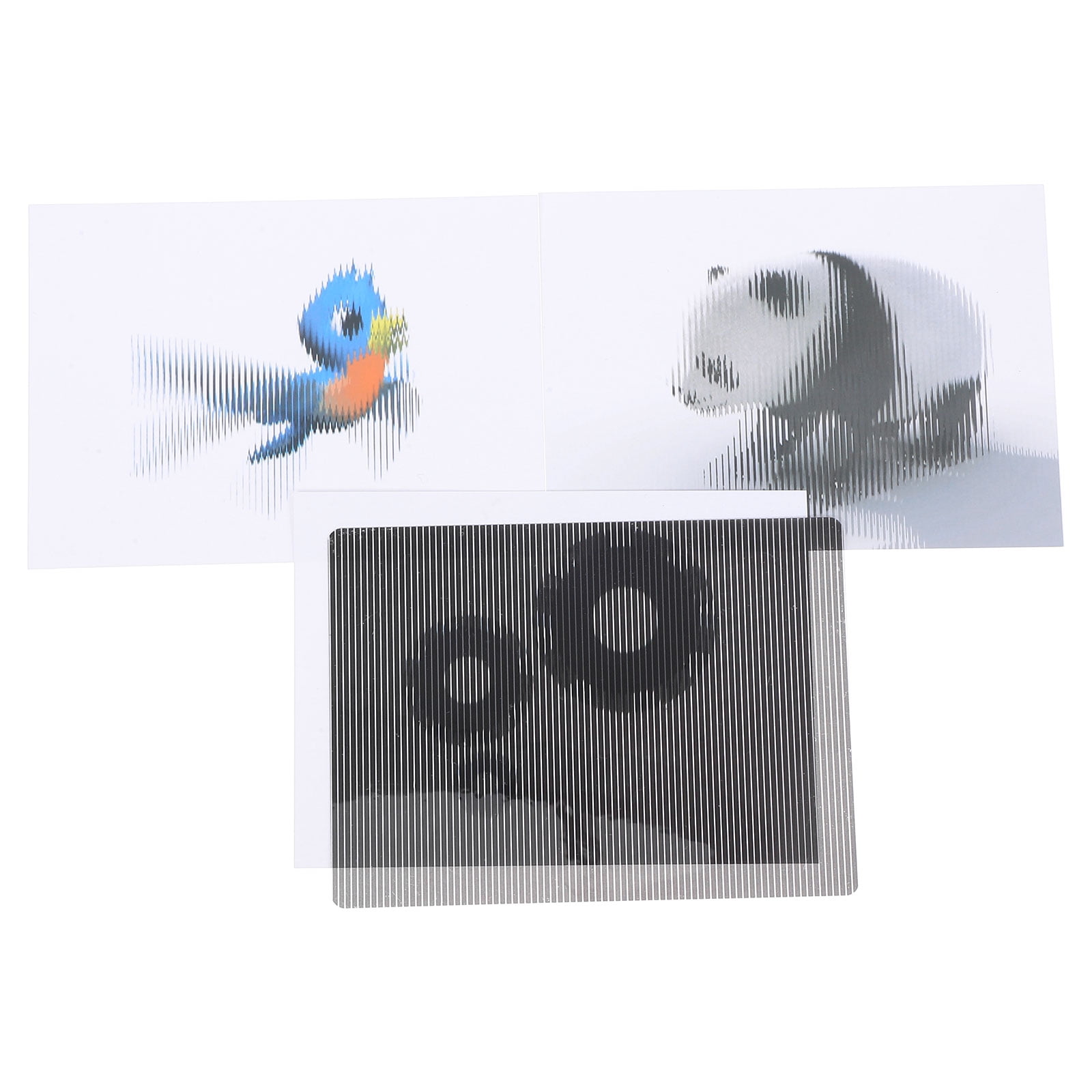 DEEPCRAFF Paper Grating Animation Toy 1 Sets 5.7x4.1x0.3in - Walmart.com