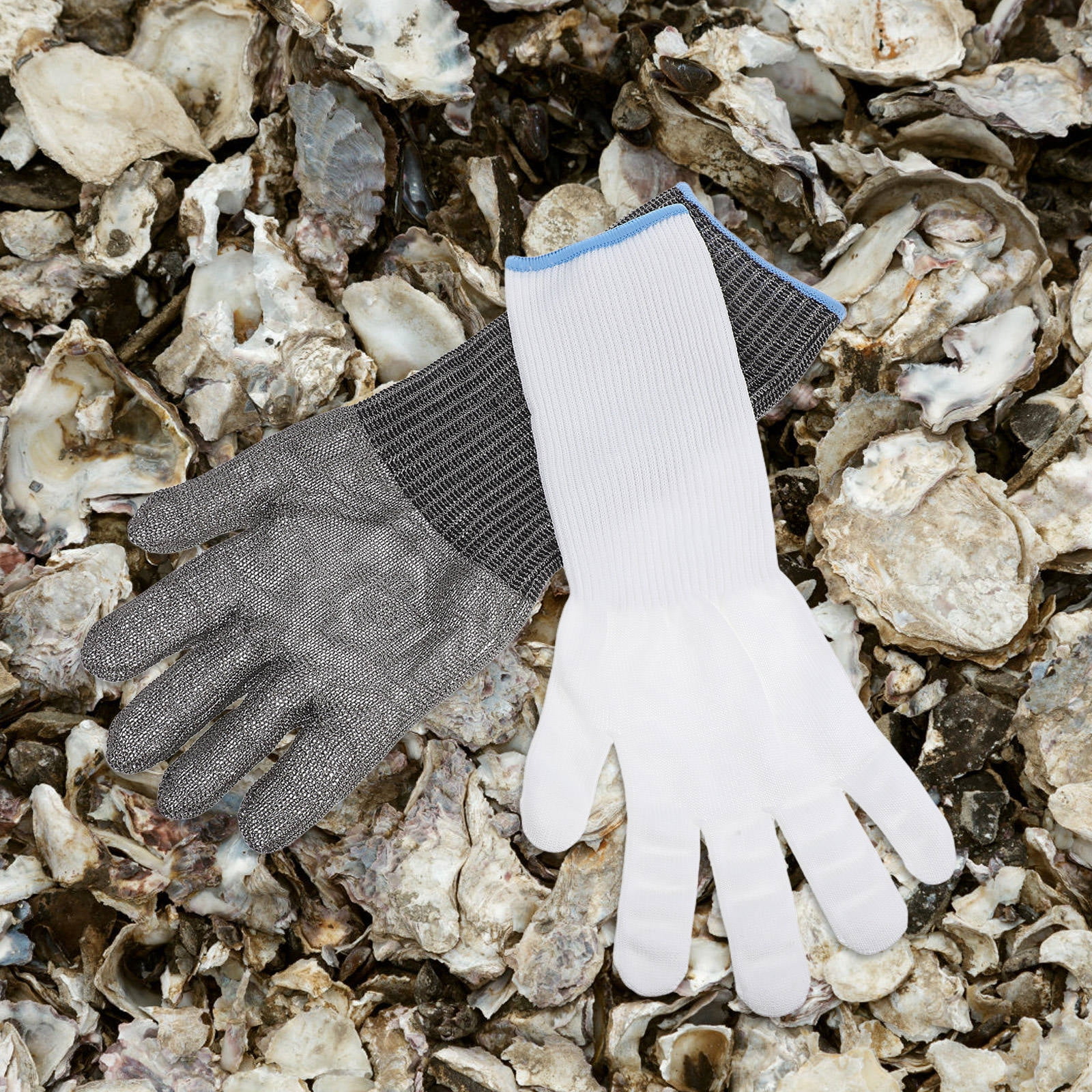 Hemoton 1 pair Resistant Stainless Steel Wire Gloves for Kitchen for ...