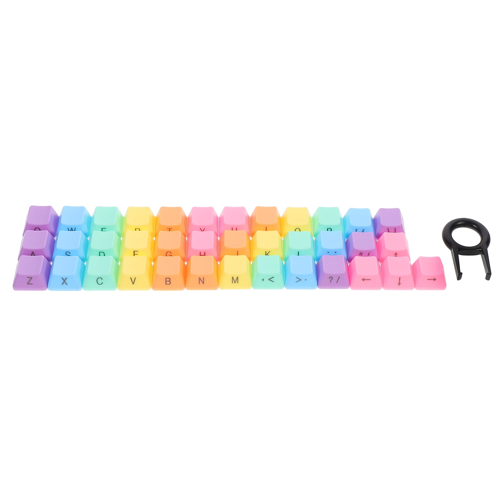 Hemoton 1 set of Colorful Keyboard Key Home Computer DIY Keycaps Kit ...