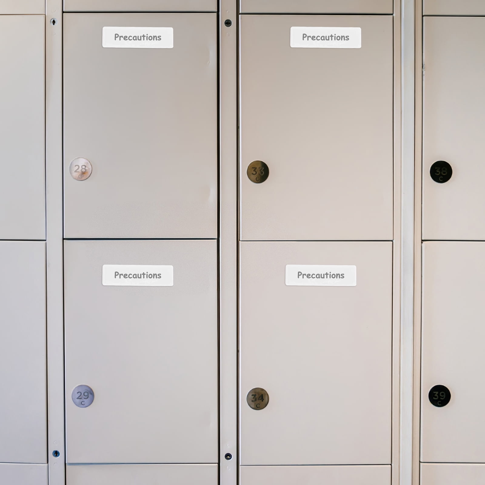 Hemoton 10 Channel Label Holders with White Card Inserts for Warehouse ...