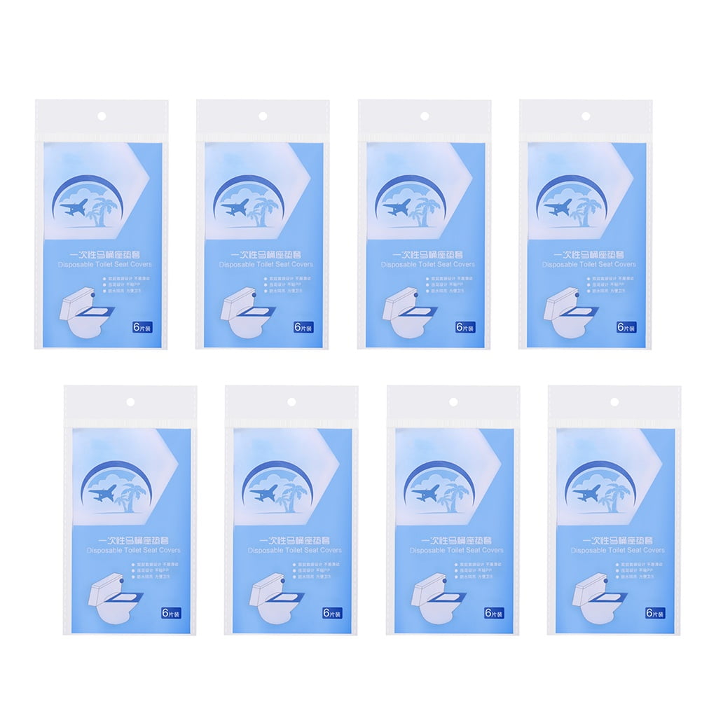 Hemoton 10 Packs Toilet Seat Fittings Flushable Wipes Commode Mat ...