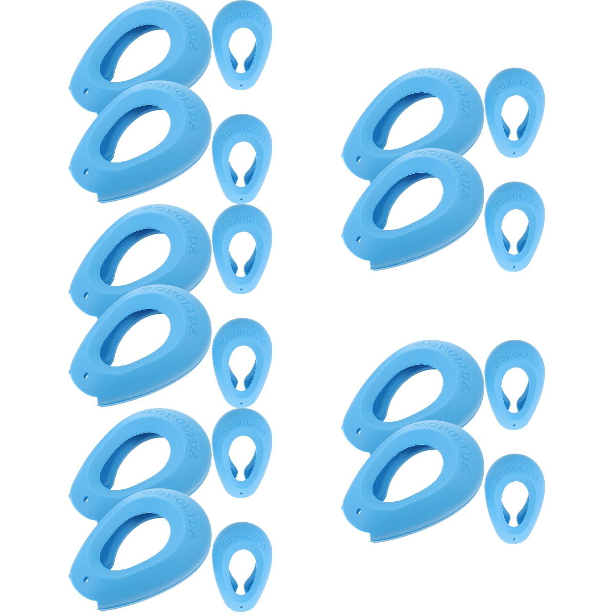 Hemoton 10 Pairs Silicone Ear Covers for Hair Dye Ear Protectors for ...