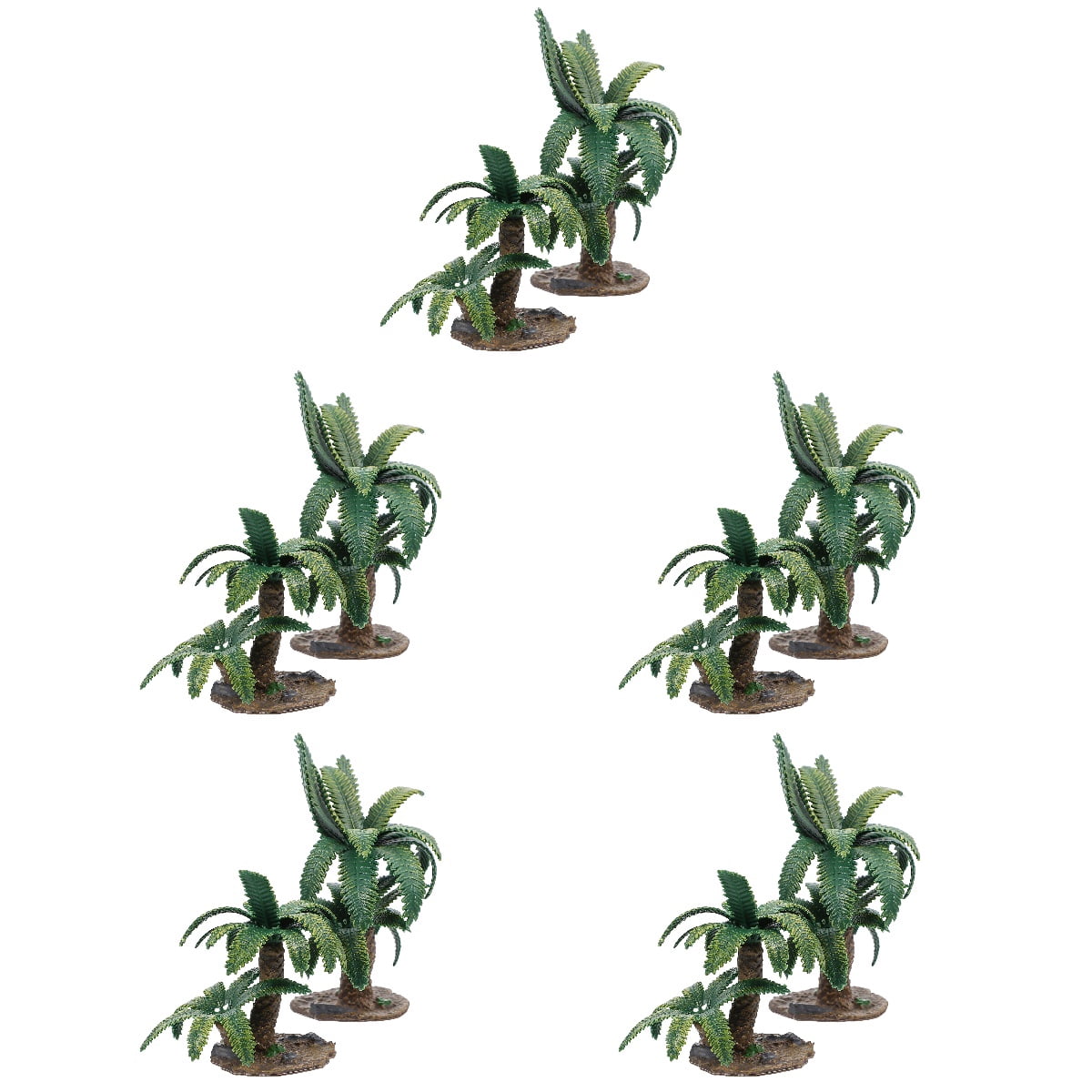 Hemoton 10 Pcs Artificial Tree Models Architectural Landscape Tree ...