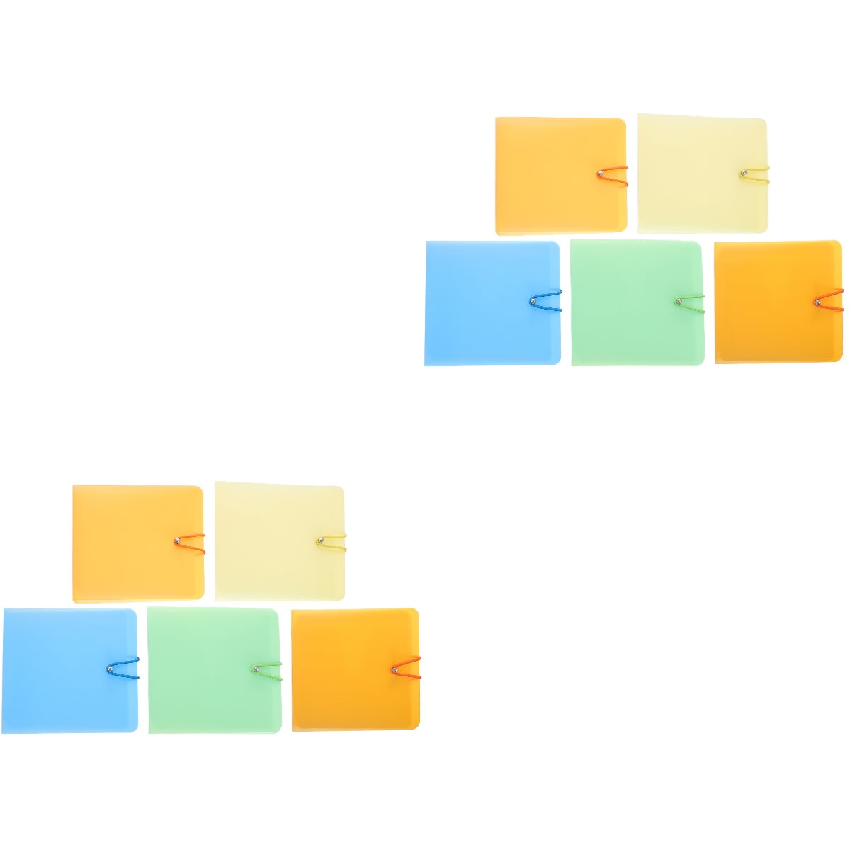 Hemoton 10 Pcs Case Binder 12-Capacity Storage Book Wallet Bag ...