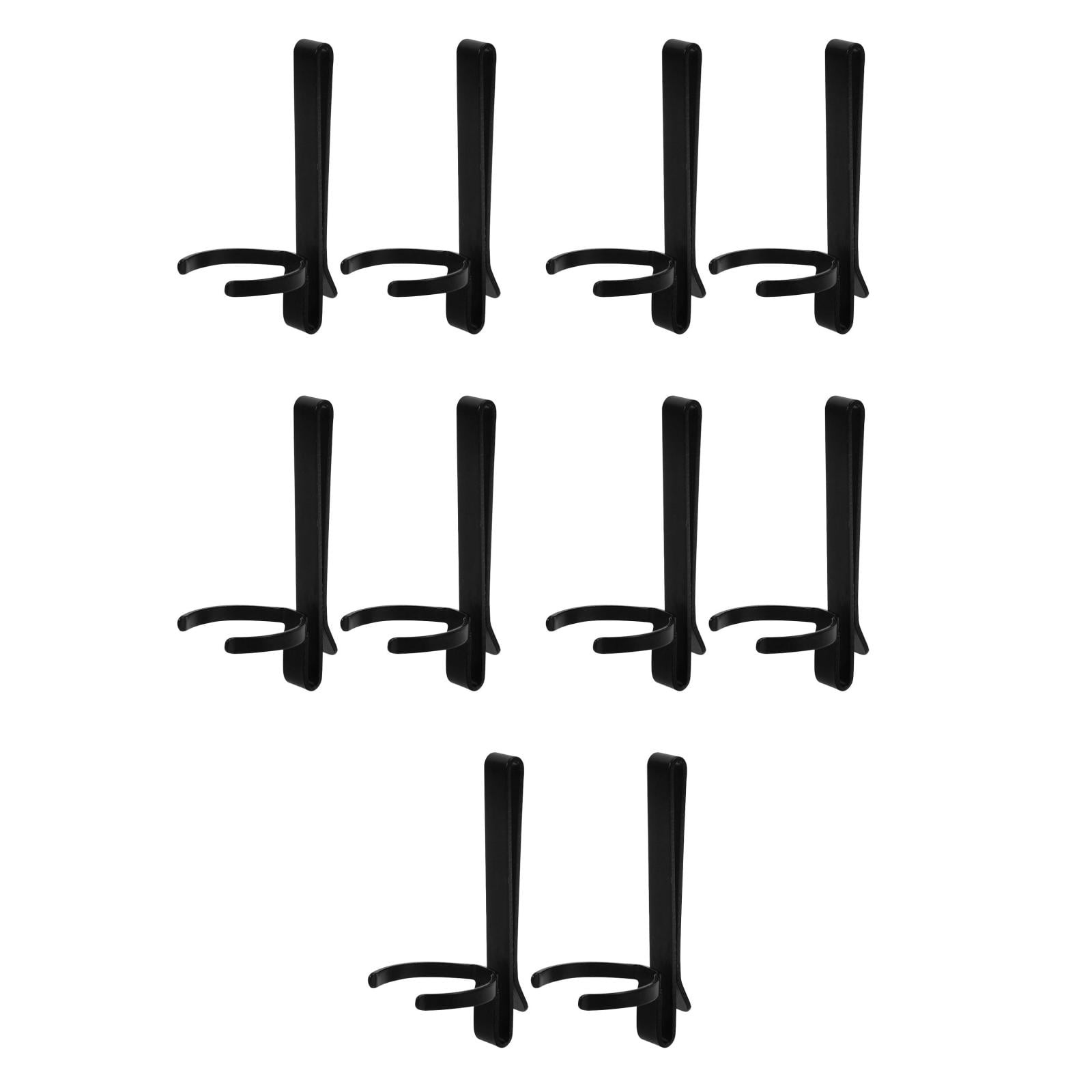 Hemoton 10 Pcs Flashlight Belt Clips Metal Flashlight Pocket Clips Pen ...