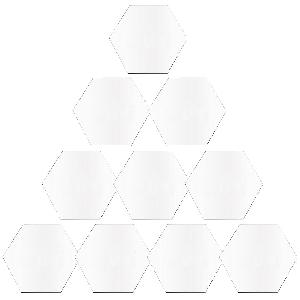 Transparent Acrylic Hexagon Table Sign for Decor with Excellent ...