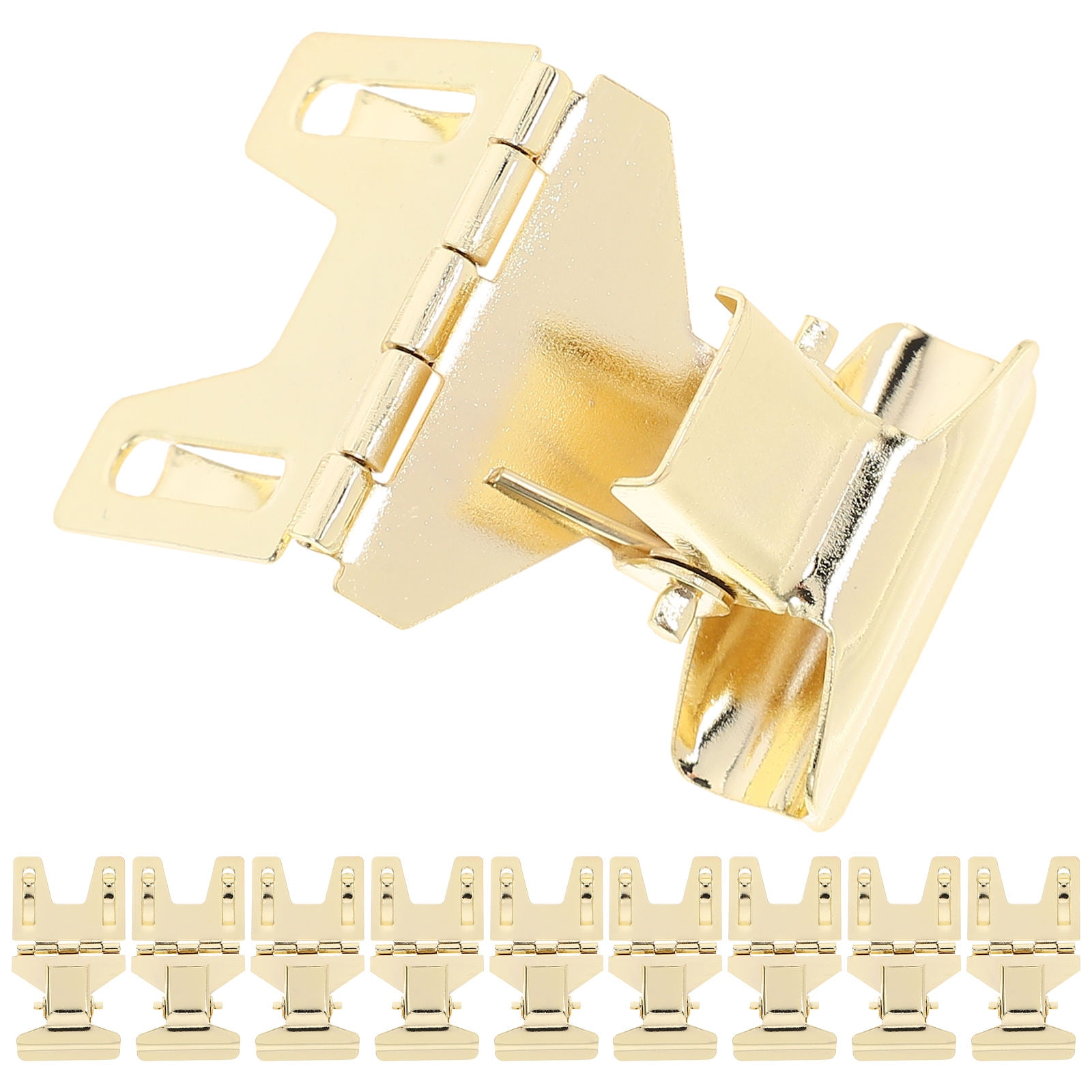 Hemoton 10 Pcs Metal Sign Clip Food Display Holders Golden For Retail ...