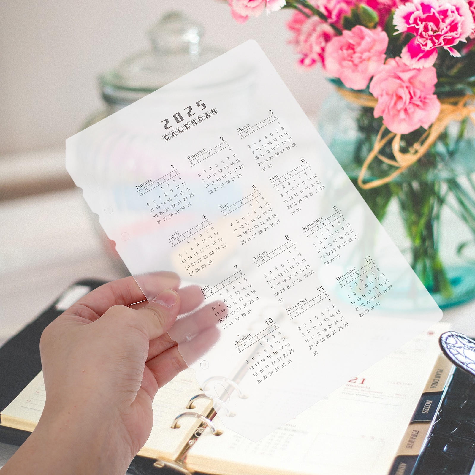 Hemoton 10 Pcs Notebook Separators Frosted Calendar Bezel - Walmart.com