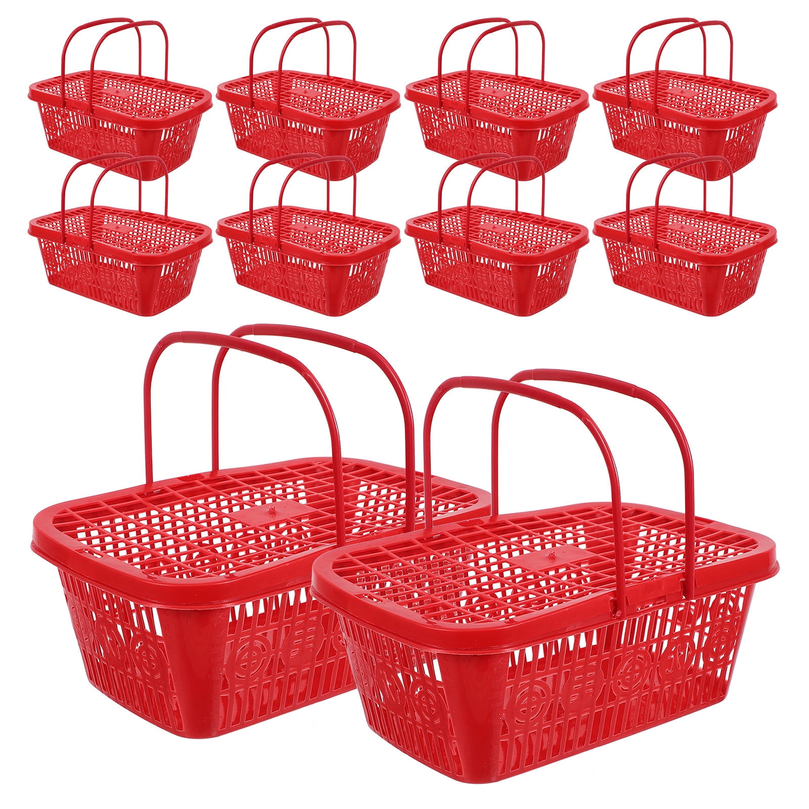 Hemoton 10 Pcs Picking Basket Strawberry Planter Terracotta Grocery ...