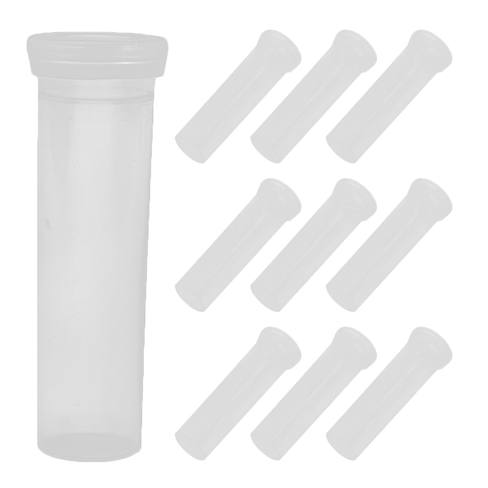 Hemoton 10 Pcs Plastic Floral Stem Water Tubes For Single Flowers ...