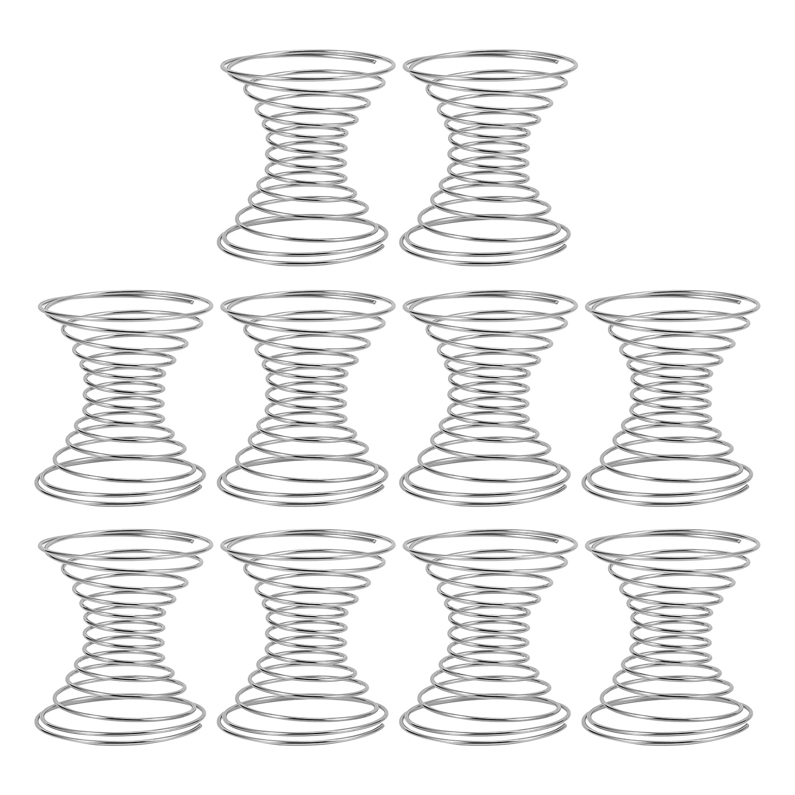 Hemoton 10 Pcs Stainless Steel Spring Balls Practical Milkshake Mixing ...
