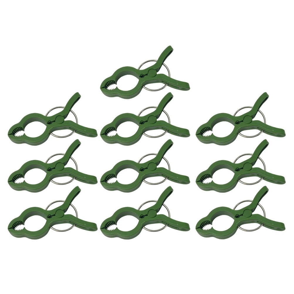 Hemoton 10 Pcs Support Gripper Plant Gardening Clip Sturdy Fixing Tool ...