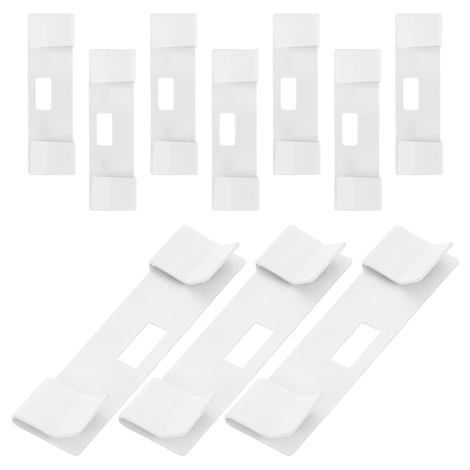 Hemoton 10 Pcs Vertical Blind Repair Clips With Curved Vane Saver For ...