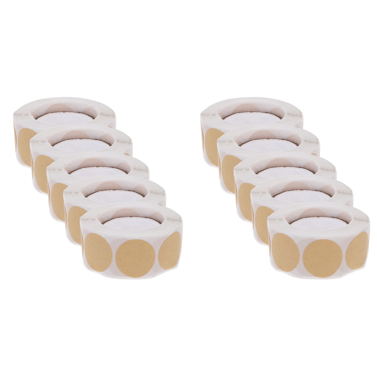 Hemoton 10 Rolls of Colored Dot Stickers Round Label Sticker Round ...