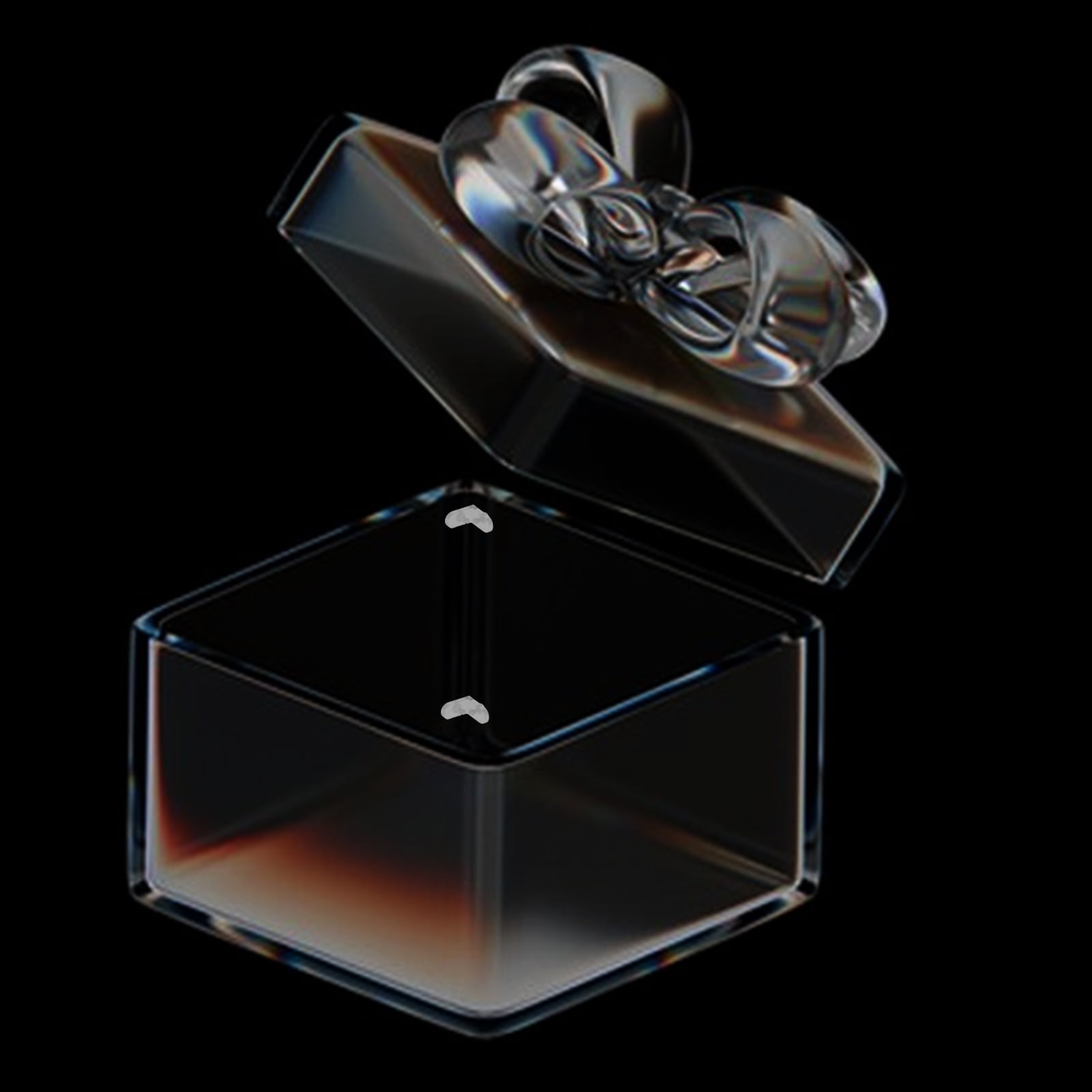 Hemoton 10 Sets Acrylic Corner Brackets L-Shaped Corner Braces ...