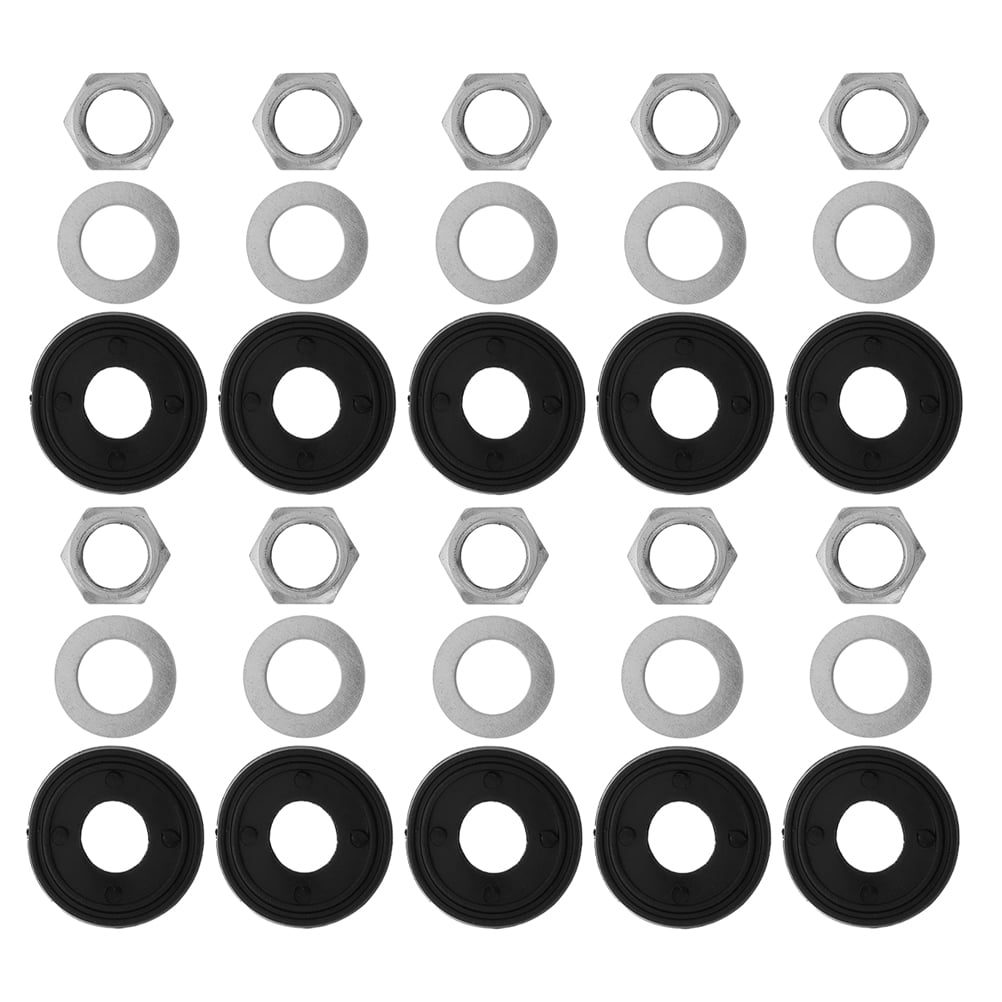Hemoton 10 Sets Clock Mechanism Washers Nuts Gaskets For Wall Clocks ...