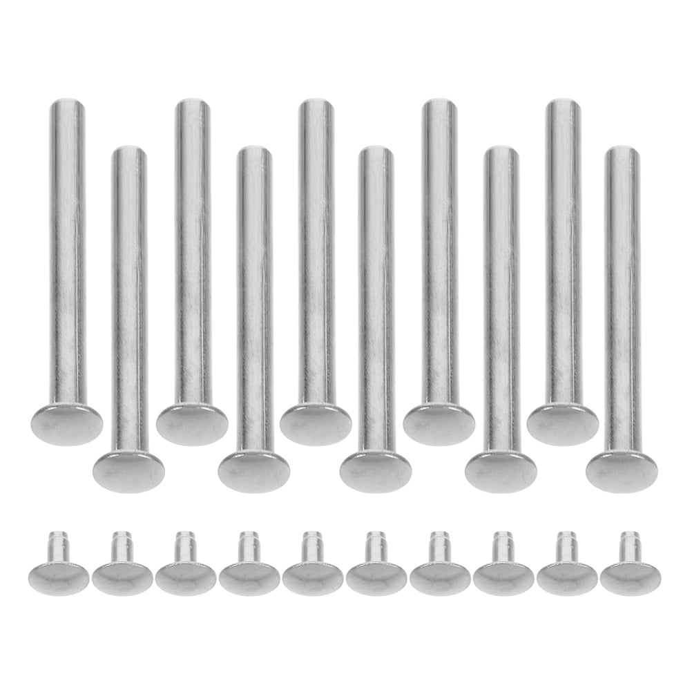 Hemoton 10 Sets Fan Accessories Hand Held Fan Shaft Rivets For Nut And ...