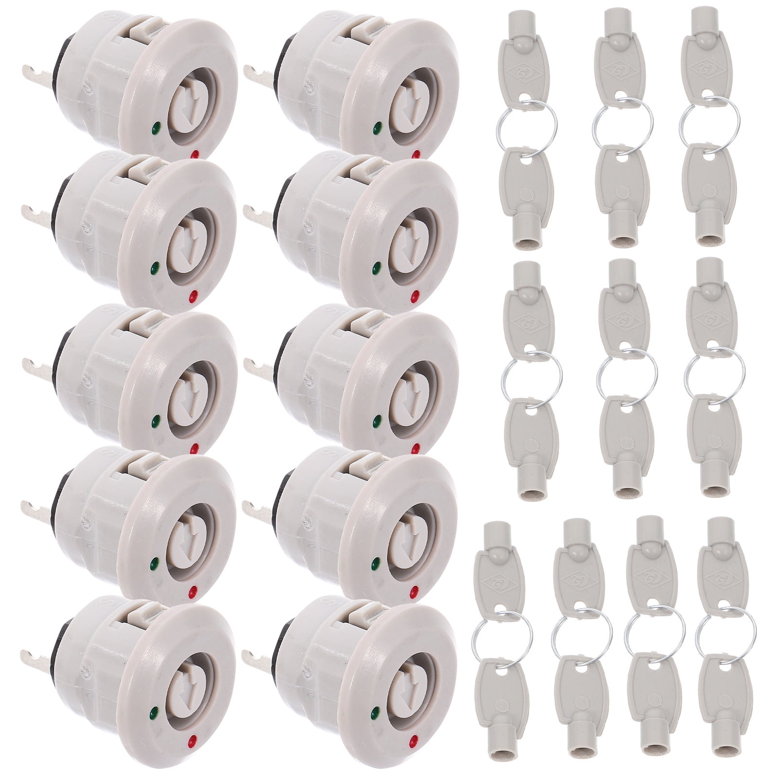 Hemoton 10 Sets Key Switch Security Locks Fire Hydrant Locking System ...