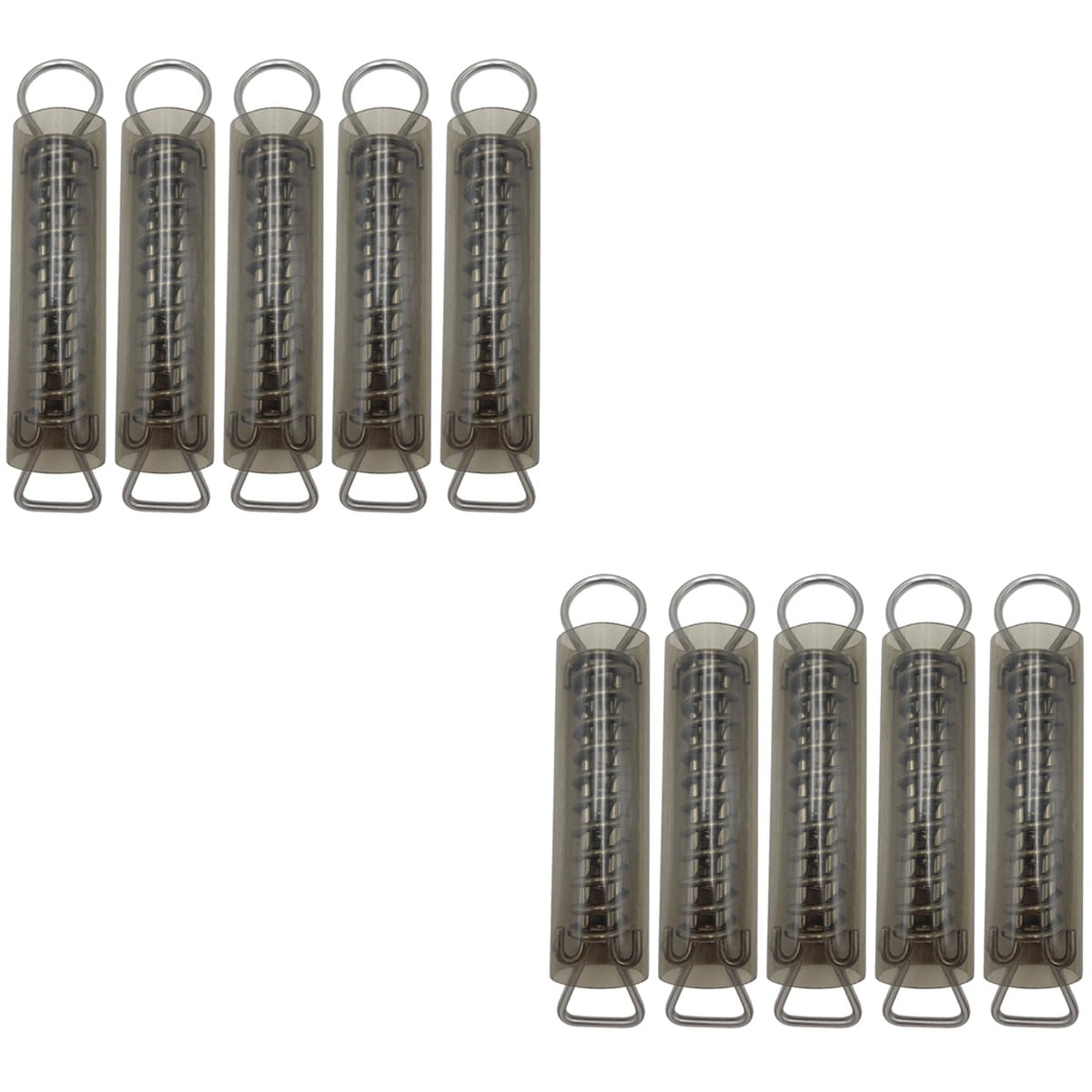 Hemoton 10 Sets Pool Cover Springs with Spring Sleeves Stainless Steel ...