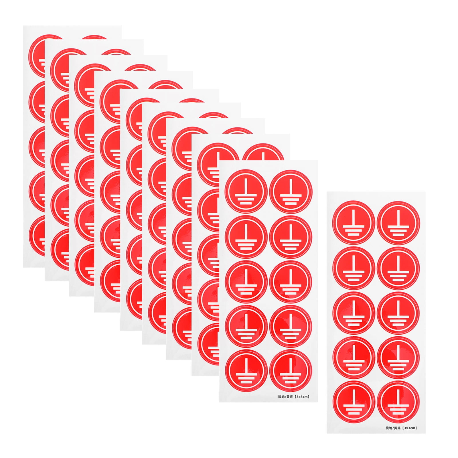 Hemoton 10 Sheets Caution Stickers Electrical Panel Identification ...