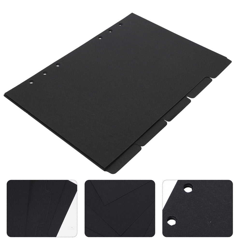 Hemoton 10 Sheets Document Dividers for 6 Binder Index Label - Walmart.com