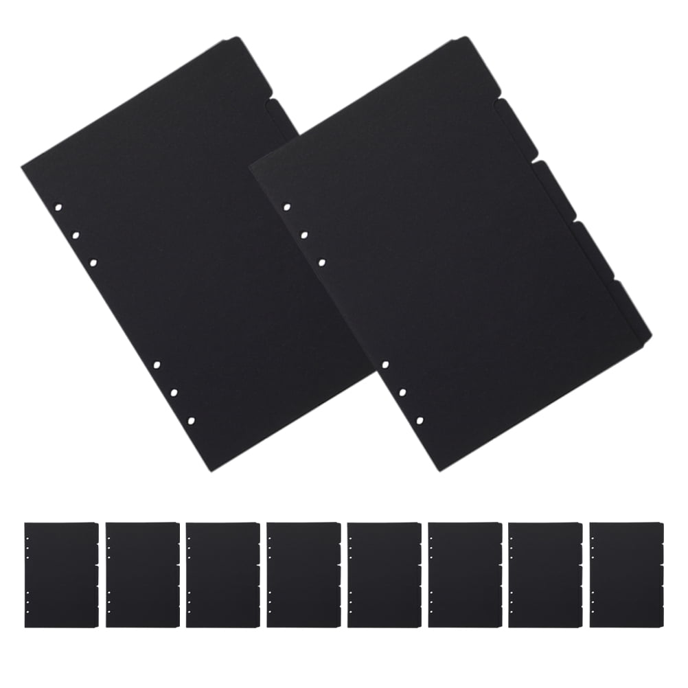 Hemoton 10 Sheets Paper Binder Dividers Office Tab Dividers A5 Binder ...
