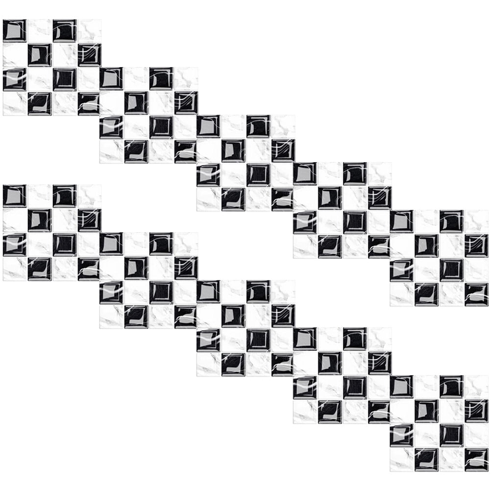 Hemoton 10 Sheets Stick Tiles for Backsplash Board Paste Practical ...