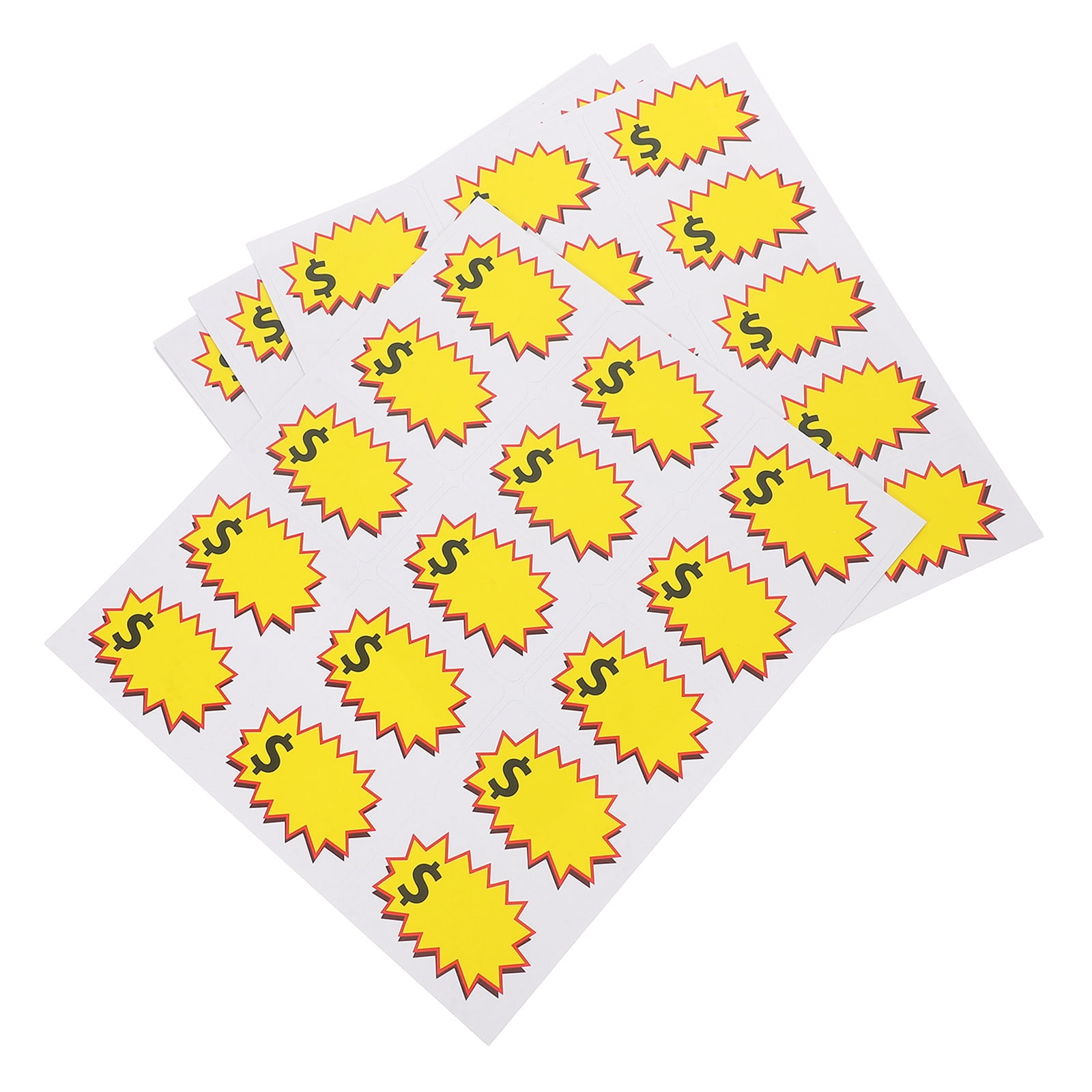 Hemoton 10 Sheets Writable Garage Sale Stickers for Retail Store ...